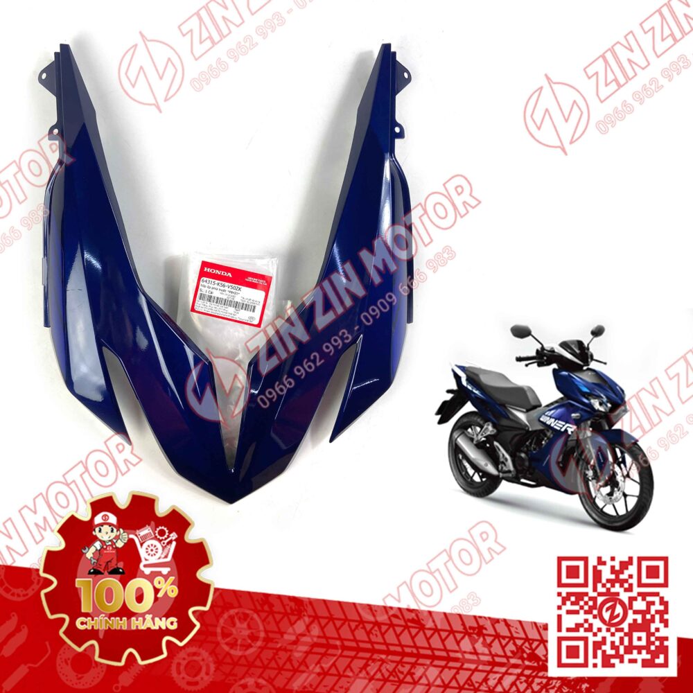 Ốp Mặt Nạ Trước Winner X V2 2019+ Xanh Đậm Có Sẵn Tem Type2