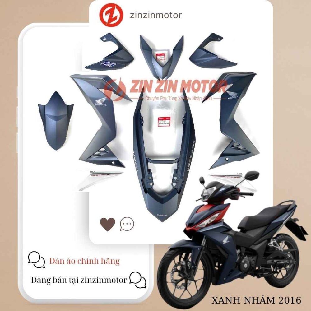 Dàn Áo Winner V1 Chính Hãng Honda Đủ Màu 2016 2017 2018