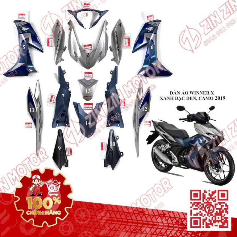 Dàn Áo Winner X V2 2019 2020 2021 Chính Hãng Đủ Màu Các Đời