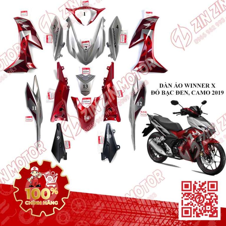 Dàn Áo Winner X V2 2019 2020 2021 Chính Hãng Đủ Màu Các Đời