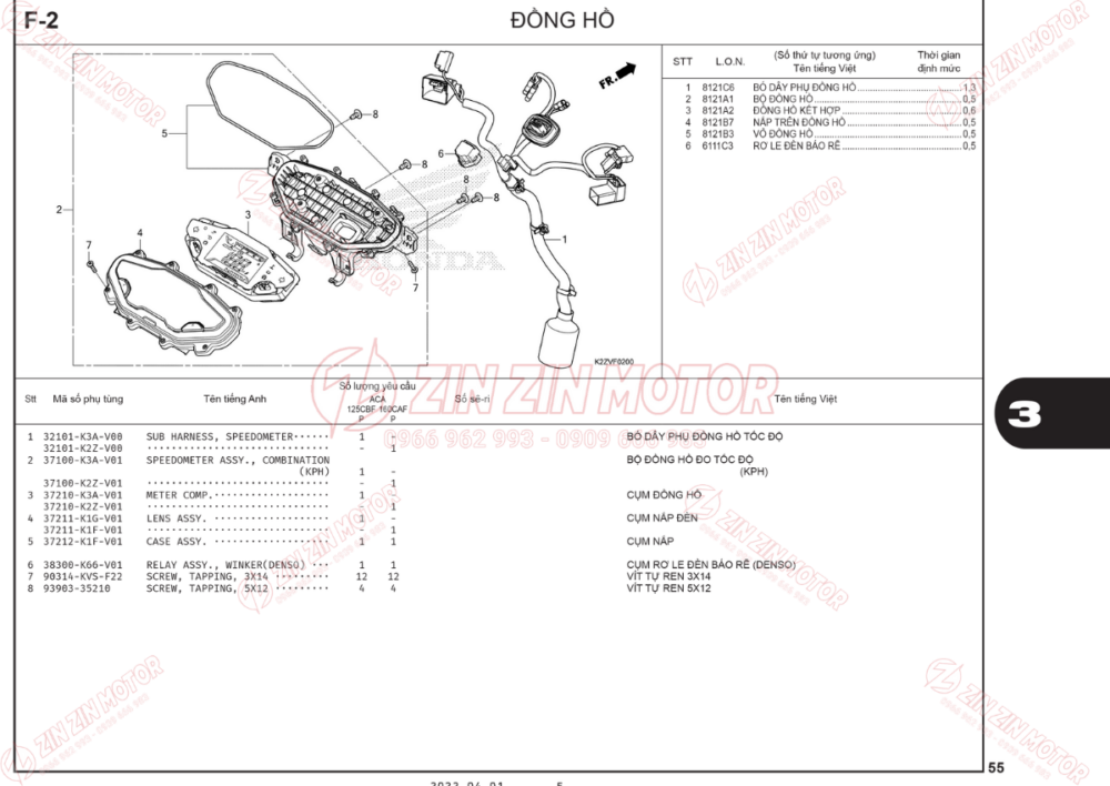 F-2 ĐỒNG HỒ - AB 160/125 2022+
