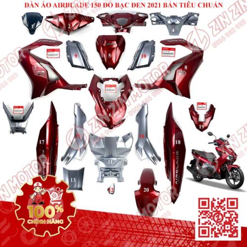 Dàn Áo AB 2020 2021, AirBlade 150, Air Blade 125 2020 2021 Đủ Màu Chính ...